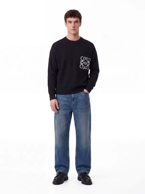 Loewe Anagram" Logo T-shirt - Black