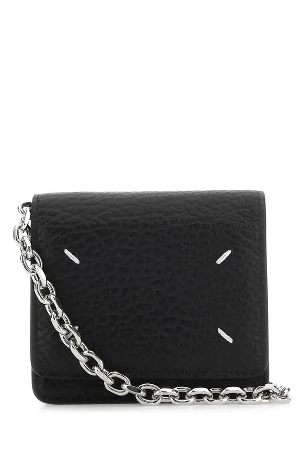 MAISON MARGIELA Leather Card Holder - Black