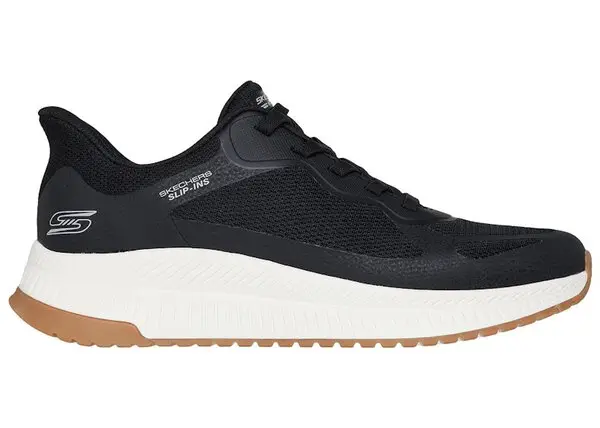 Sketchers Slip-ins Bobs Sport Squad Chaos 4 Gum Sneakers - Black