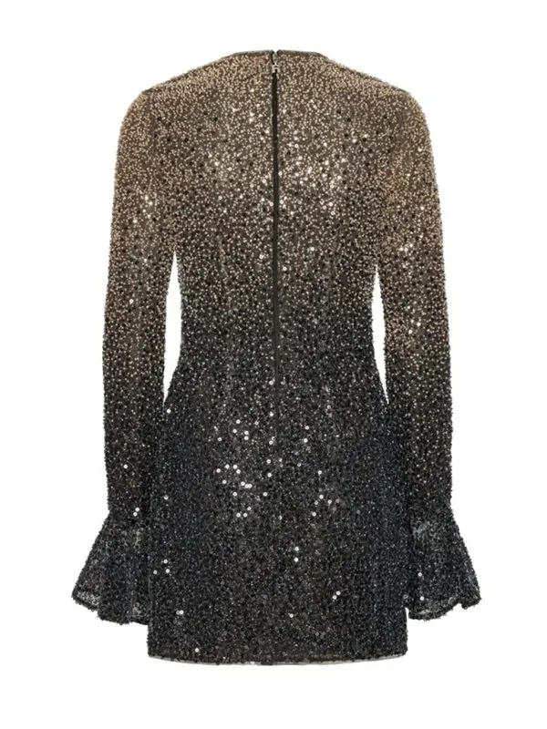 ROTATE BY BIRGER CHRISTENSEN Sequined Mini Dress - Gray