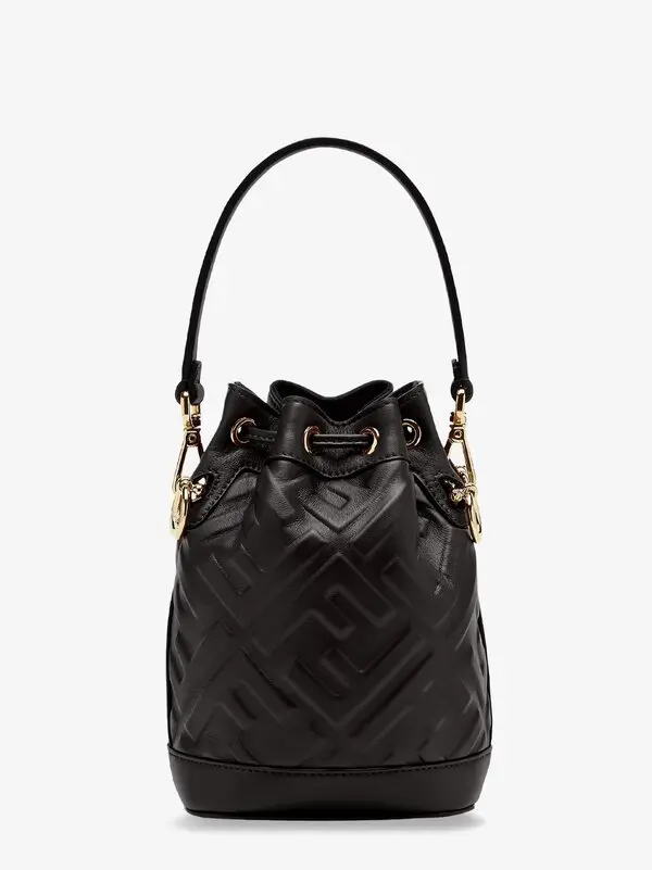 Fendi Mon Tresor Leather Bucket Bag