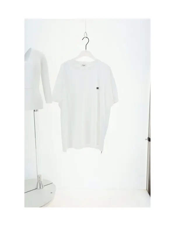 Celine T-shirt Loose Triomphe - Multicolor