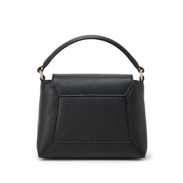 Strathberry Calf Leather Tote Bag With Gold-tone Hardware - Black