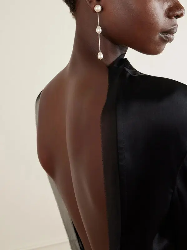 SOPHIE BUHAI Sterling And Freshwater Pearl Drop Earrings