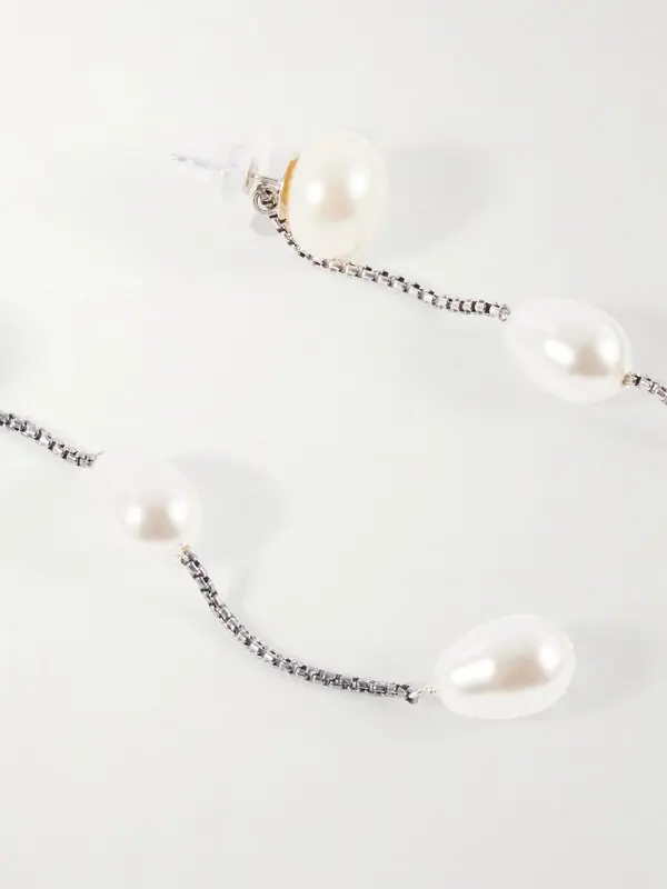 SOPHIE BUHAI Sterling And Freshwater Pearl Drop Earrings