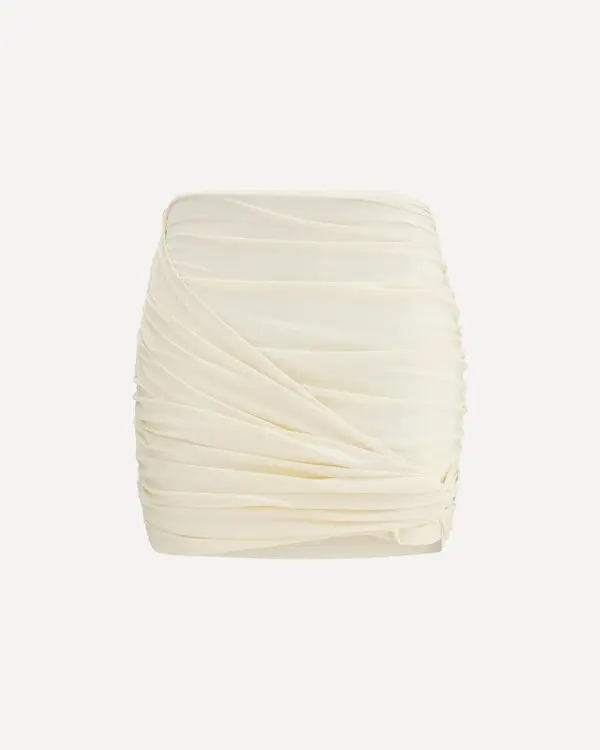 Magda Butrym Ruffle Mini Skirt