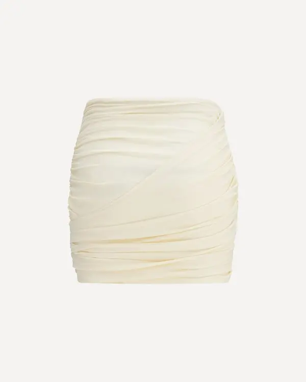 Magda Butrym Ruffle Mini Skirt