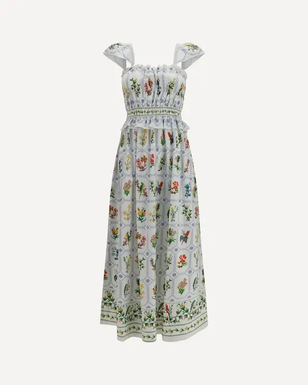 Farm Rio Floral Print Maxi Dre - Multicolour