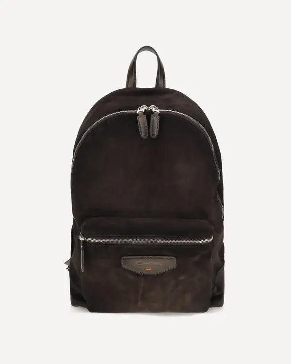 Santoni Suede Backpack