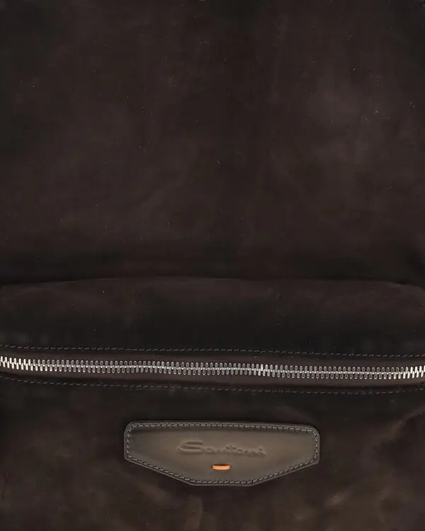 Santoni Suede Backpack