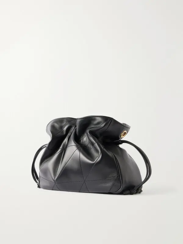 Saint Laurent Jamie Quilted Leather Shoulder Bag - Black