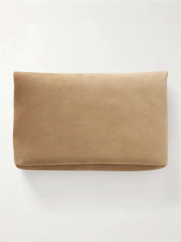 Saint Laurent Cassandre Suede Clutch