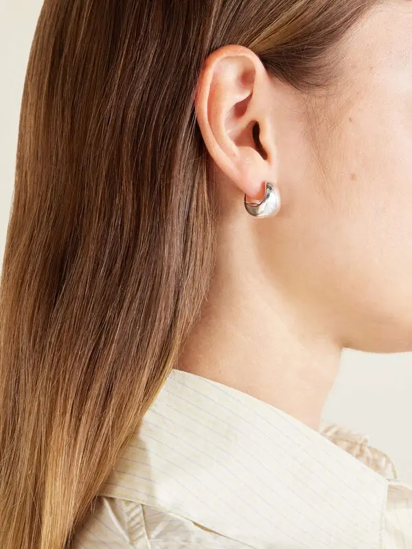Lié Studio The Violet Sterling Hoop Earrings
