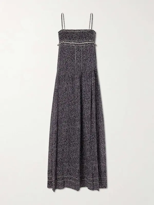 MARANT ETOILE Demy Printed Cotton Midi Dress