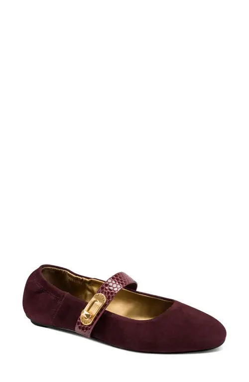 Donna Karan New York Mary Jane Flat - Blk Cherry