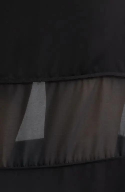 A.REN Rene Semi Sheer Panel Skirt