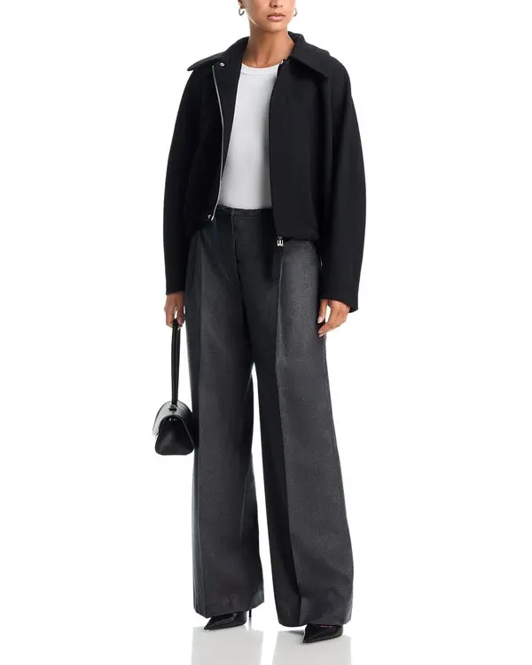 Victoria Beckham Arden Wool Bomber Jacket