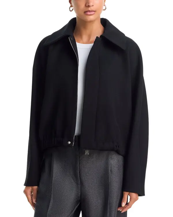 Victoria Beckham Arden Wool Bomber Jacket