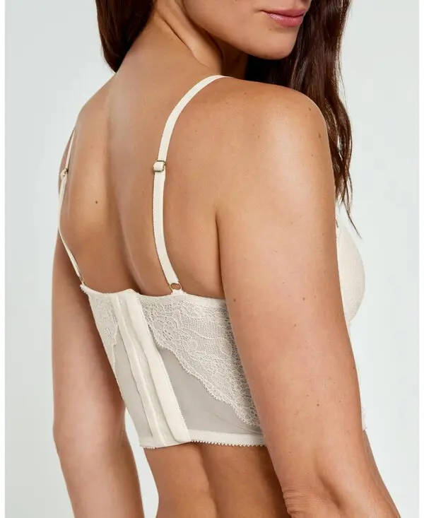 Pepper Lace Corset Top - Ecru