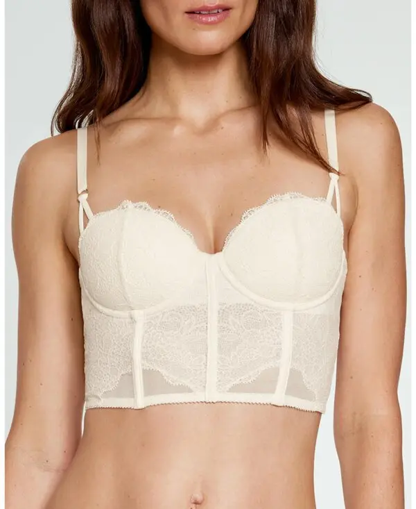 Pepper Lace Corset Top - Ecru