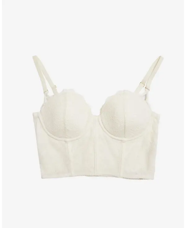 Pepper Lace Corset Top - Ecru