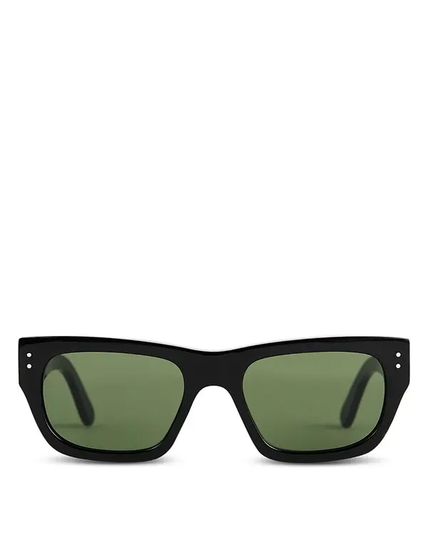 TOTEME Voyager Rectangular Sunglasses - Black