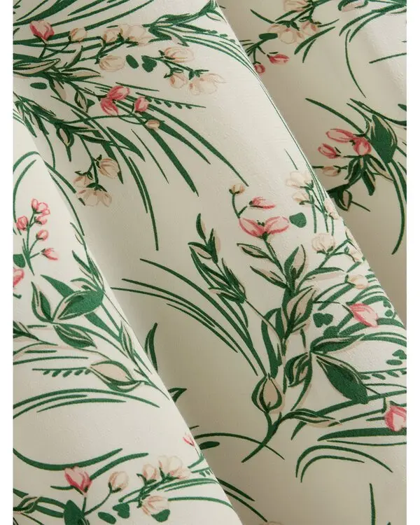 HOBBS LONDON Florentina Floral Print Midi Dress