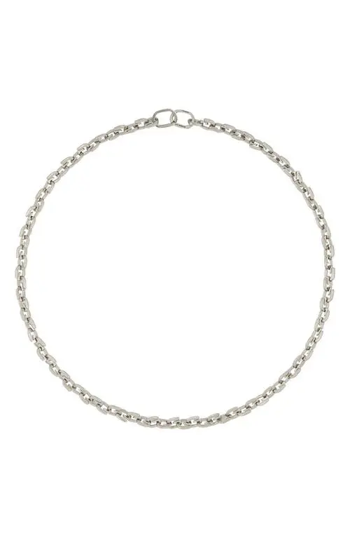 Givenchy G-link Necklace - Silver Grey