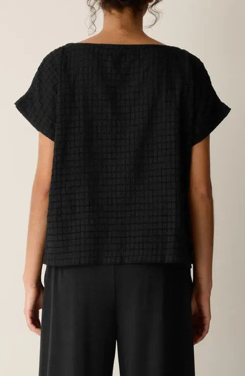 Eileen Fisher Ballet Neck Boxy Top