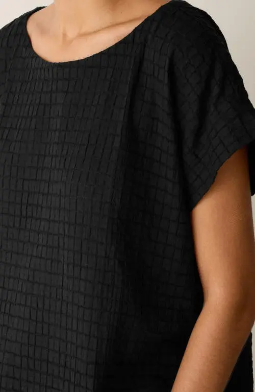 Eileen Fisher Ballet Neck Boxy Top