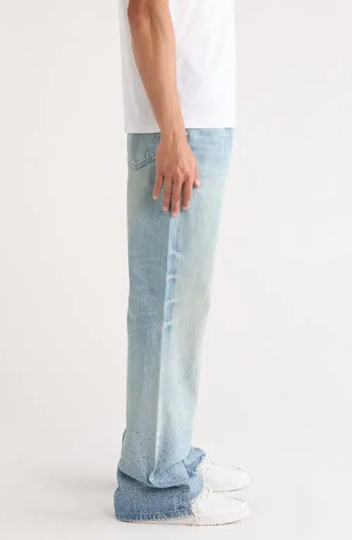 PURPLE BRAND High Contrast Embellished Bootcut Jeans