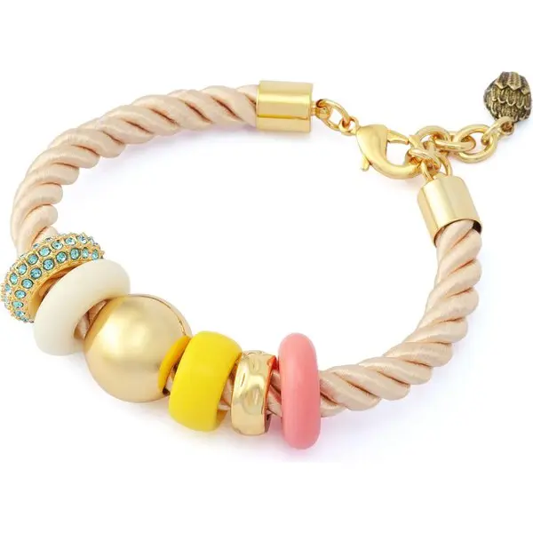 Kurt Geiger Mixed Media Beaded Cord Bracelet