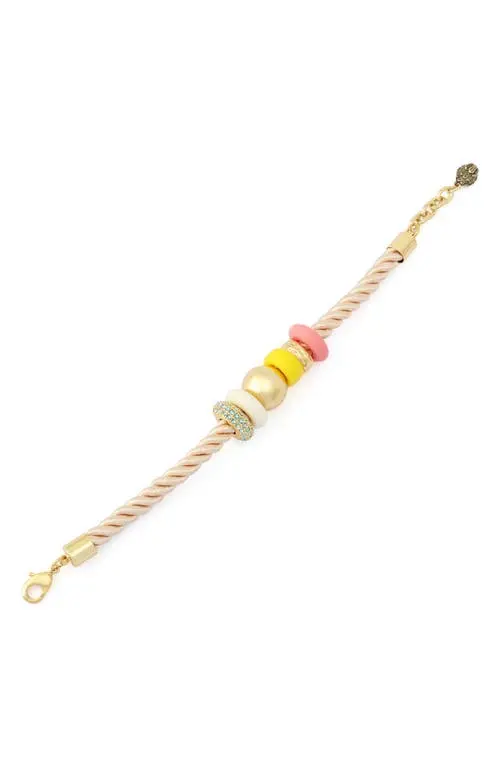 Kurt Geiger Mixed Media Beaded Cord Bracelet