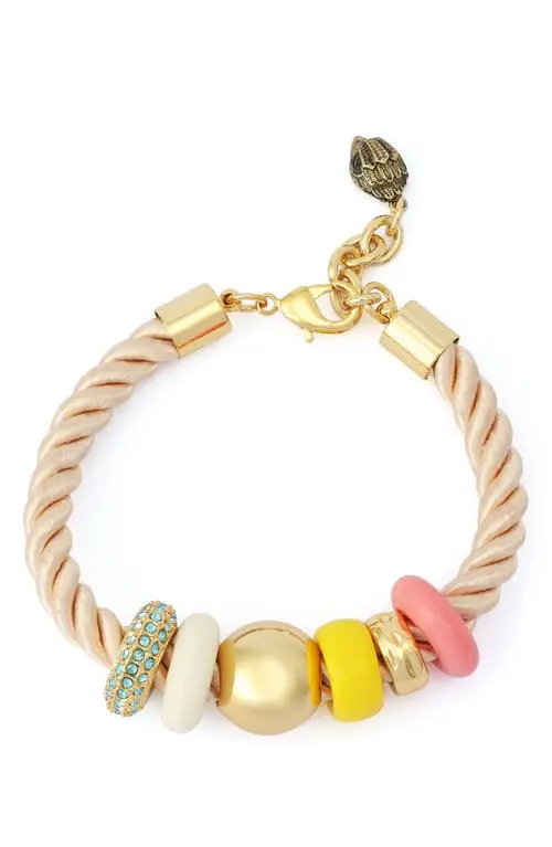 Kurt Geiger Mixed Media Beaded Cord Bracelet
