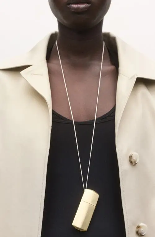 Mango Locket Pendant Necklace