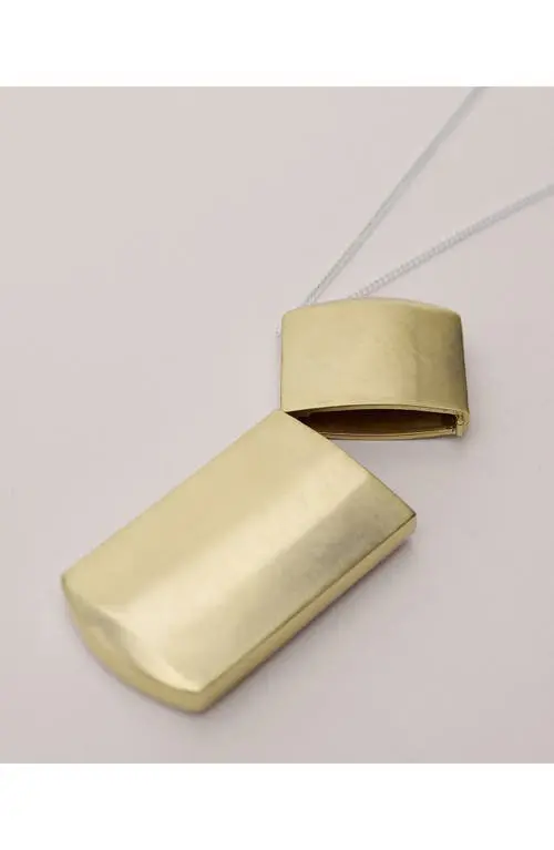 Mango Locket Pendant Necklace
