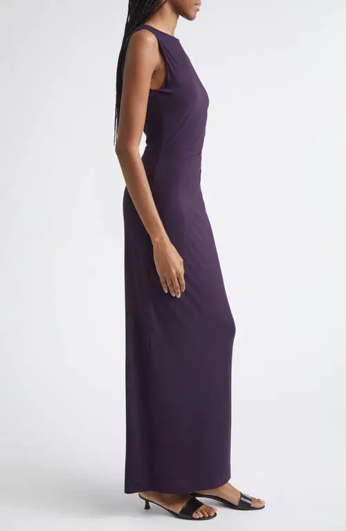 Emporio Armani Fitted Jersey Maxi Dress