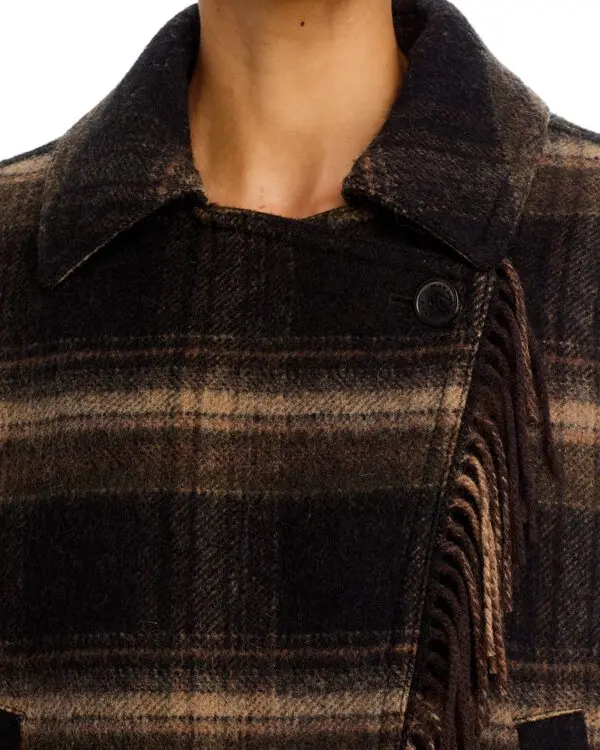 Isabel Marant Étoile Galeane Checked Jacket - Black/khaki