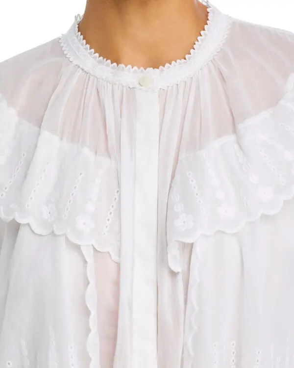 Isabel Marant Étoile Embroidered Blouse