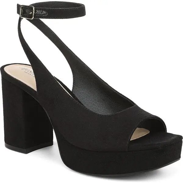 LIFESTRIDE Aliyah Ankle Strap Platform Sandal - Black