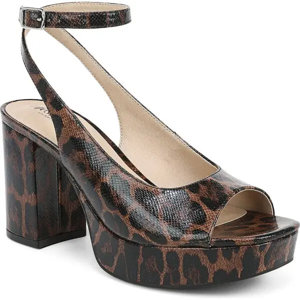 LIFESTRIDE Aliyah Ankle Strap Platform Sandal - Brown