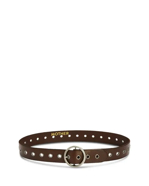 MOTHER The Leather Belt