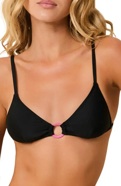 Solid & Striped The Gaia Ring Bikini Top - Noir