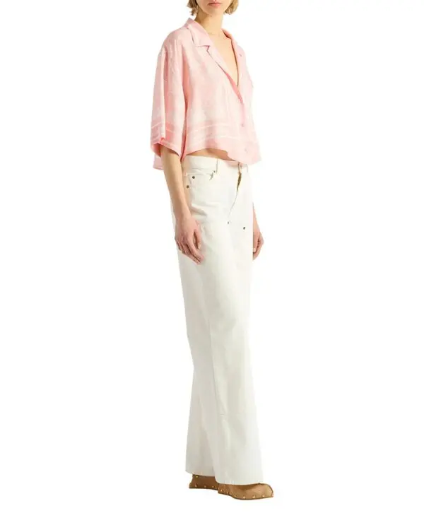 Balmain Printed Foulard Viscose Shirt