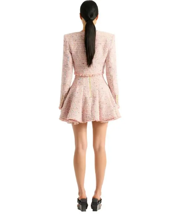 Balmain Cropped Textured Jacket