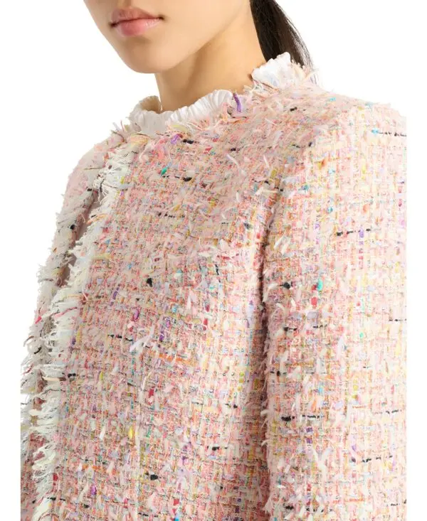 Balmain Cropped Textured Jacket