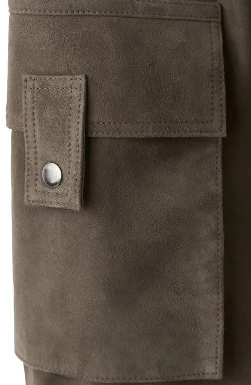 Mango Suede Shorts