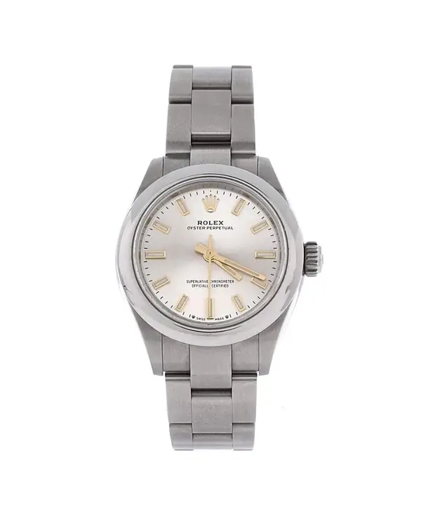 ROLEX Oyster Perpetual Automatic Watch In Stainless Steel 28mm