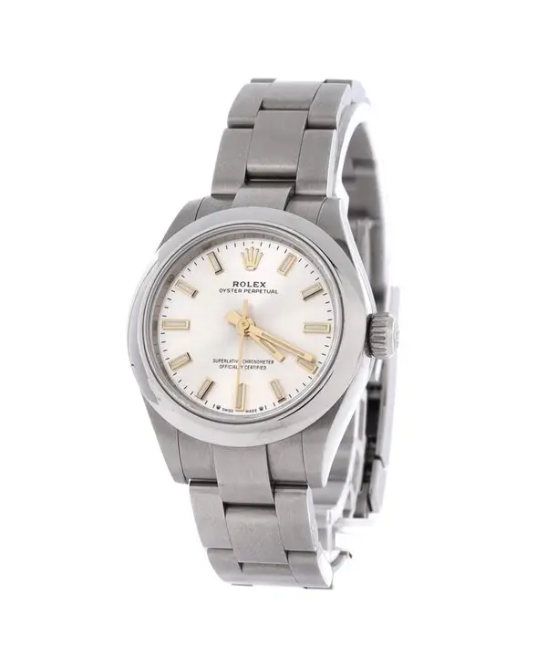 ROLEX Oyster Perpetual Automatic Watch In Stainless Steel 28mm