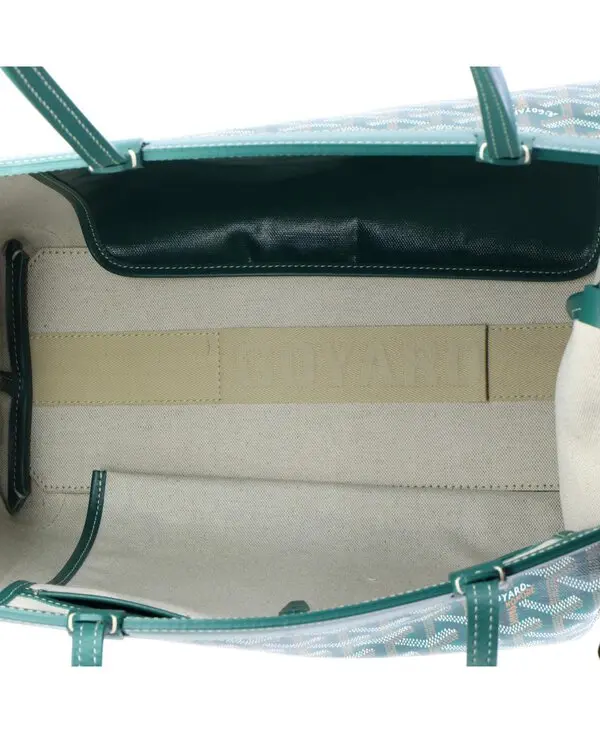 Goyard Pm Bellechasse Bag Coated Canvas - Green
